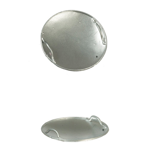 Round Silver Sled – Dollhouse Junction