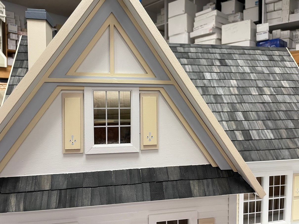 Victoria Farmhouse, Assembled and Painted, White, Blue and Cream ...