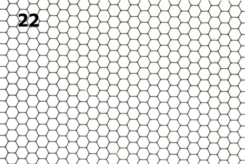 White Hexagon Tile Paper – Dollhouse Junction