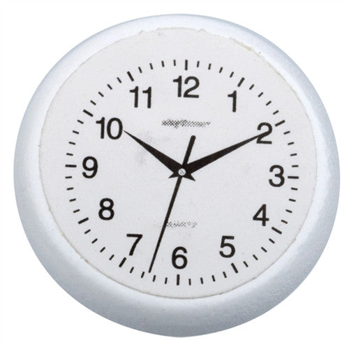 Wall Clock, White Frame – Dollhouse Junction