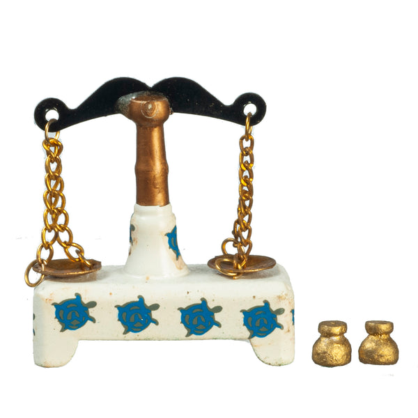 Scales of Justice with Weights – Dollhouse Junction
