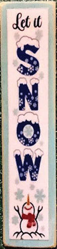 Happy Snowman Porch Sign – Dollhouse Junction
