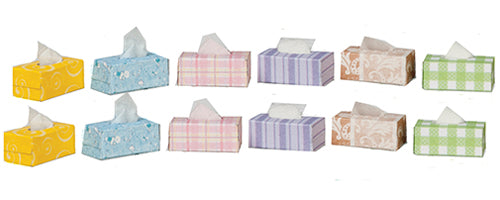 Facial Tissue Box, Rectangle, Sold Individually – Dollhouse Junction