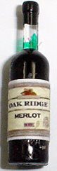 Oak Ridge Merlot Bottle of Wine – Dollhouse Junction
