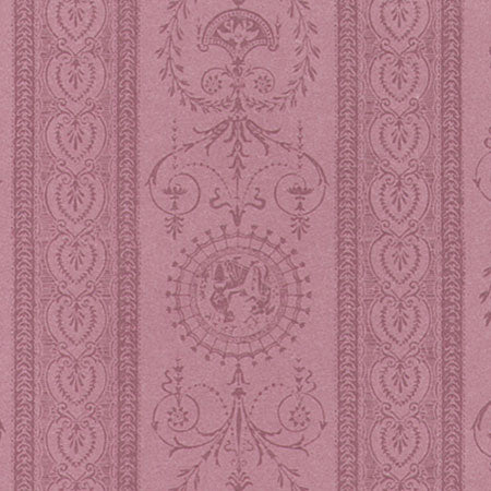 Adam Sheraton Wallpaper, Rose – Dollhouse Junction