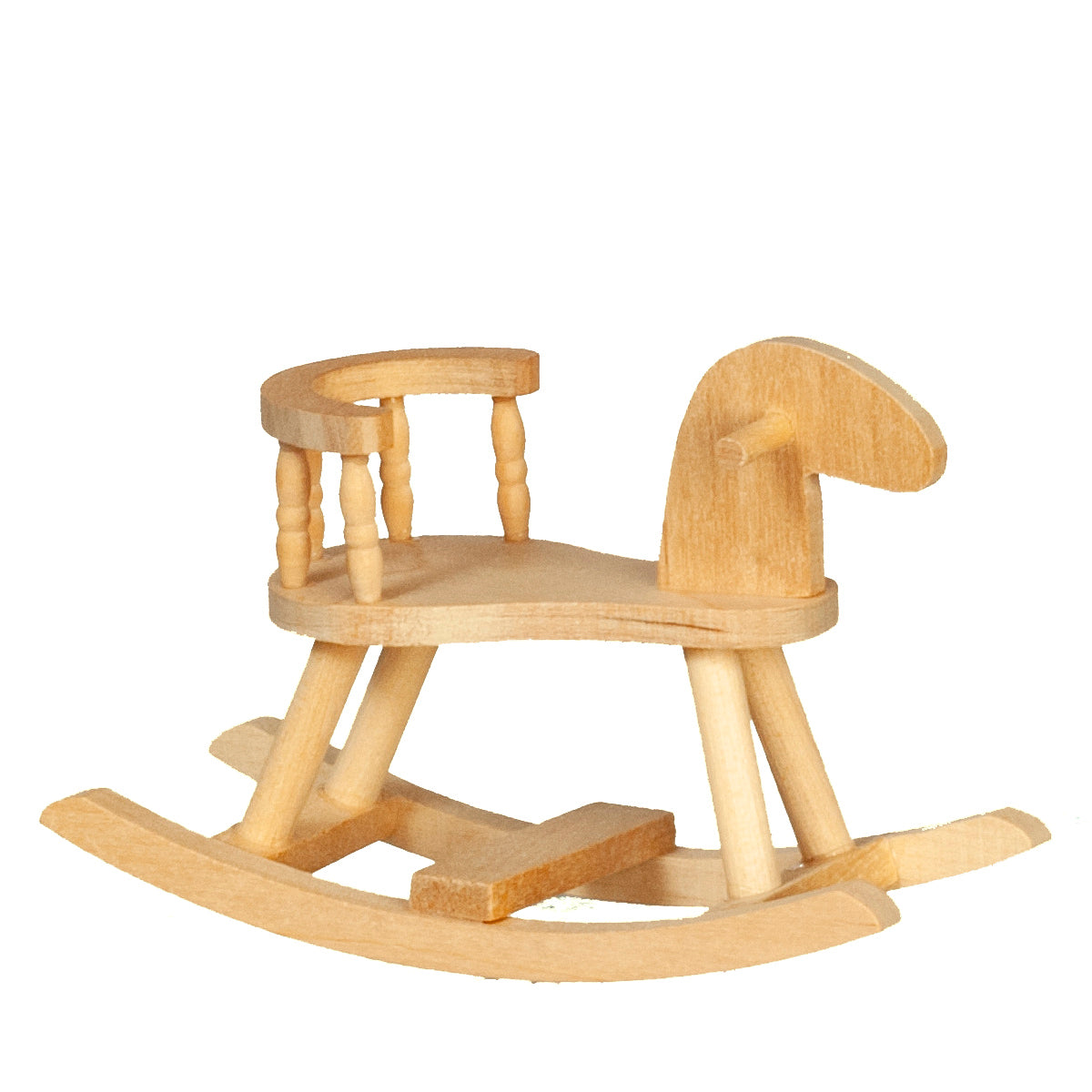 Unfinished Rocking Horse – Dollhouse Junction