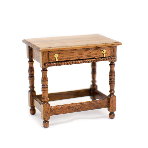 Thomas Wolfert Side Table With Drawer, Walnut – Dollhouse Junction