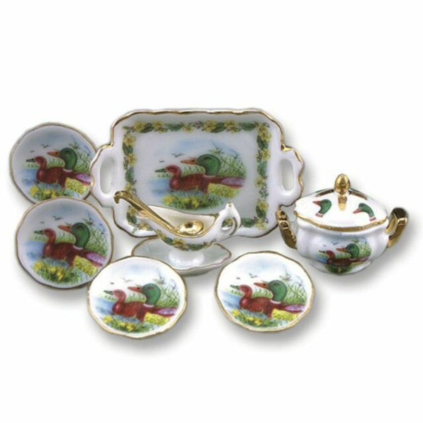 Wild Duck Dinner Set - Reutter Porcelain – Dollhouse Junction