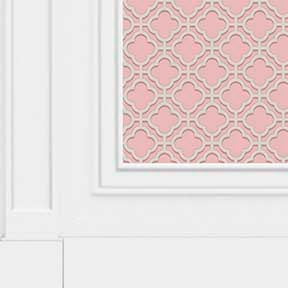 French Wall Panel Boiserie, Pink – Dollhouse Junction